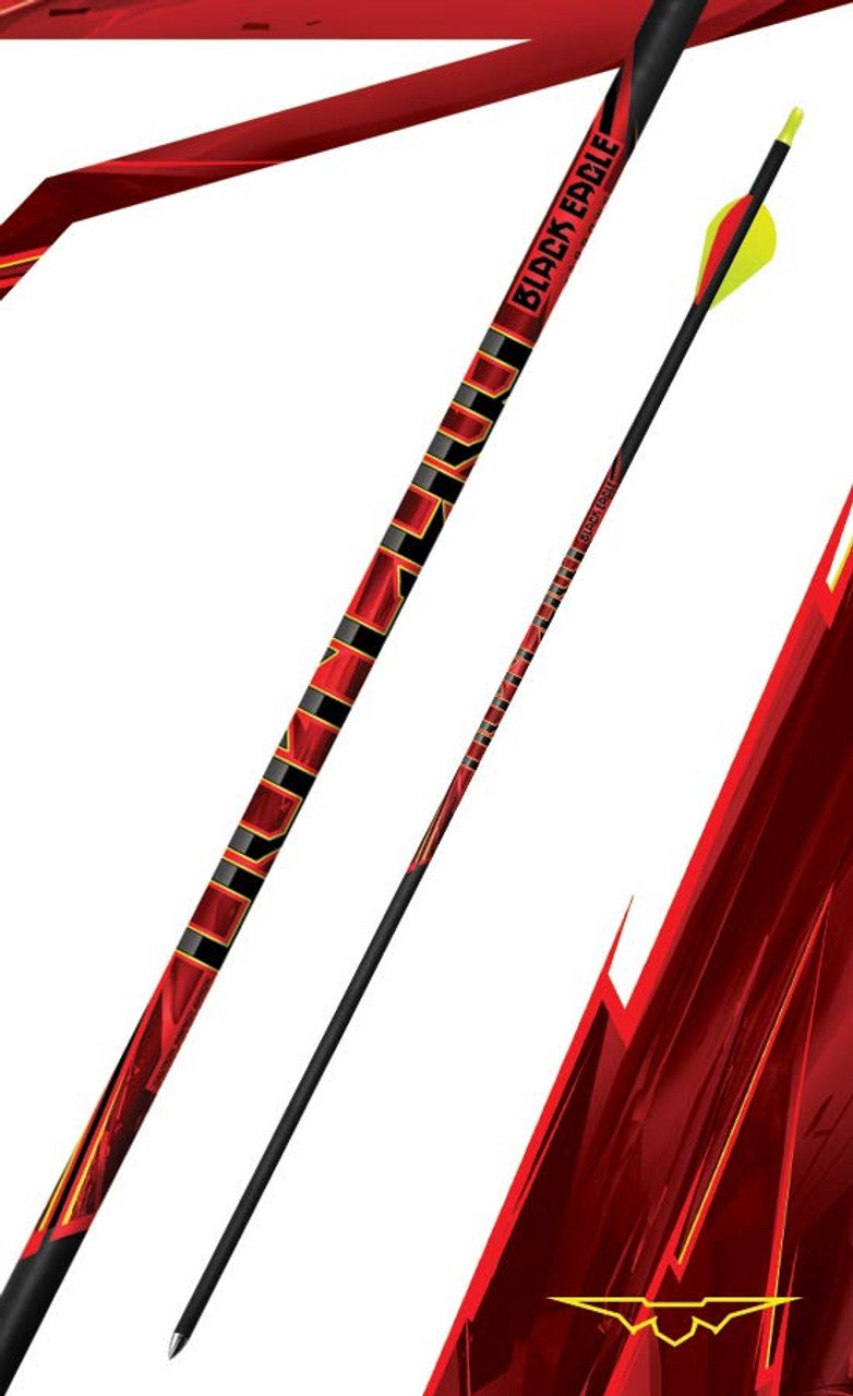 BLACK EAGLE Outlaw Feather Fletched Arrows – Archery World